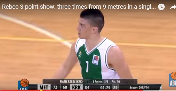 VIDEO: Matic Rebec navdušil (tudi Srbe) s svojimi norimi trojkami ...